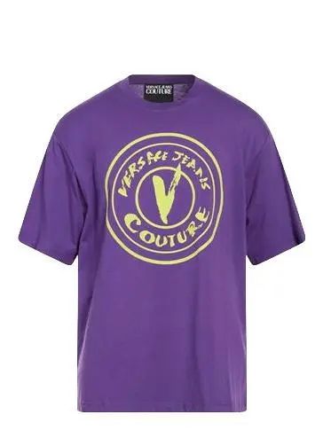 Versace T-shirt Plum Size Cotton - Purple