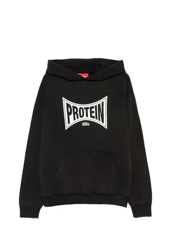032C Hooded Pullover - Black