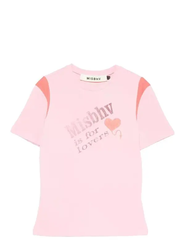 MISBHV Printed T-shirt - Pink