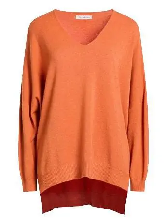MANILA GRACE Sweater In Viscose, Polyester, And Polyamide - Orange