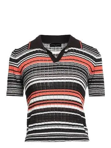 ROBERTO COLLINA Striped Intarsia-knit Sweater - Brown