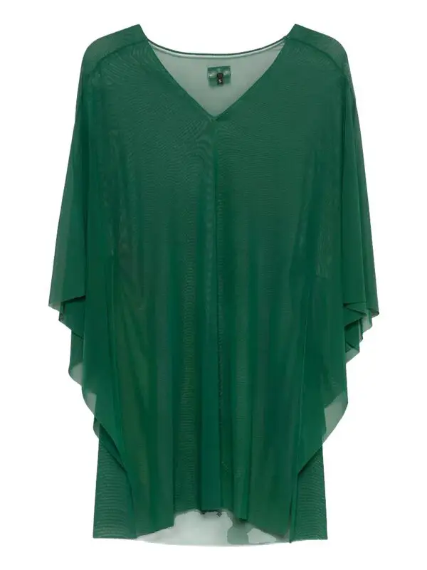FISICO V-neck Top - Green