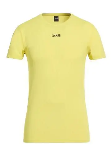 COLMAR T-shirt Size Polyester, Elastane - Yellow