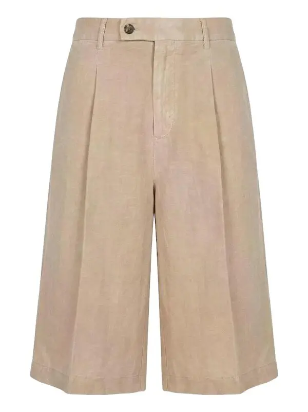 BERWICH Pleated Shorts - Neutrals