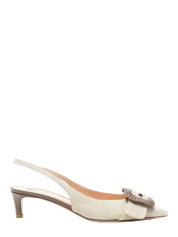 Roberto Festa Vega Buckle Pumps - Neutrals