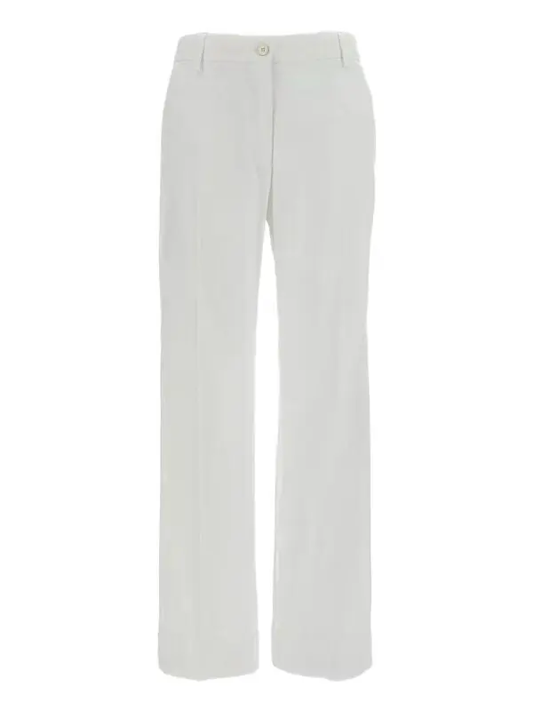 Alberto Biani Buttoned Trousers - White