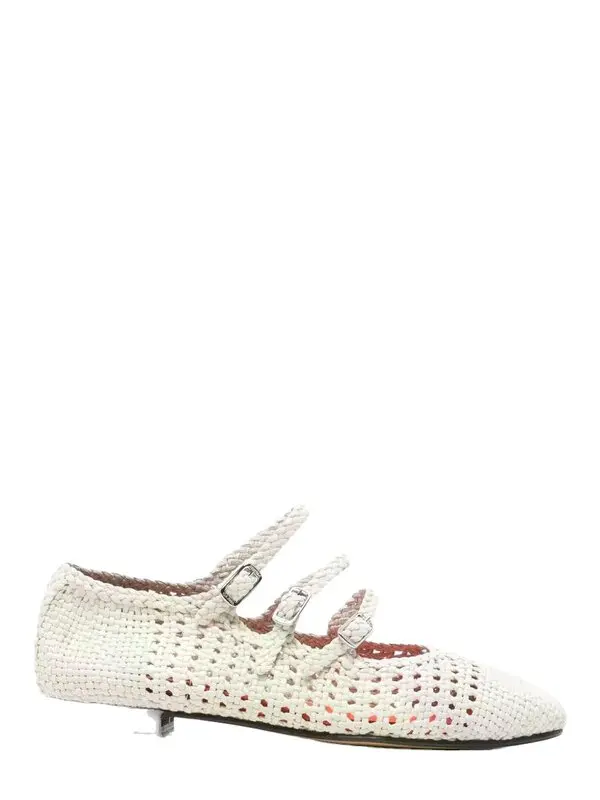 CAREL Ariana Woven Ballet Flats - Neutrals
