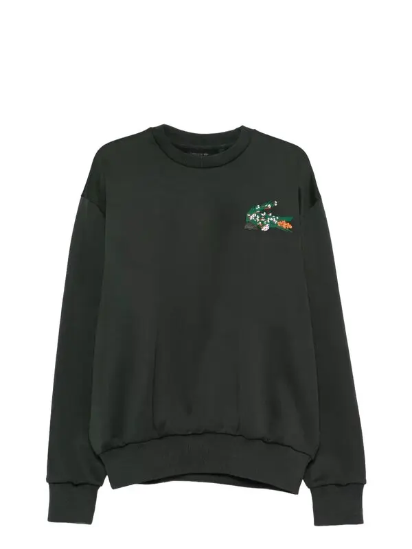 Lacoste Logo-embroidered Sweatshirt - Green