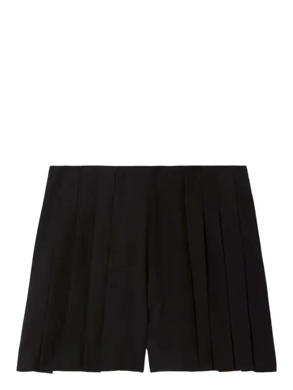Claudie Pierlot Pleated Shorts - Black