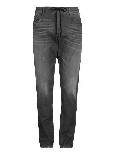 DIESEL® Tapered Jeans With Drawstring Waist - Black