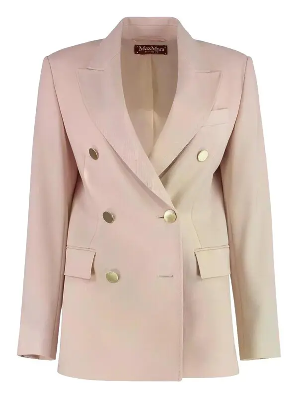 Max Mara Edicola Double-breasted Blazer - Pink
