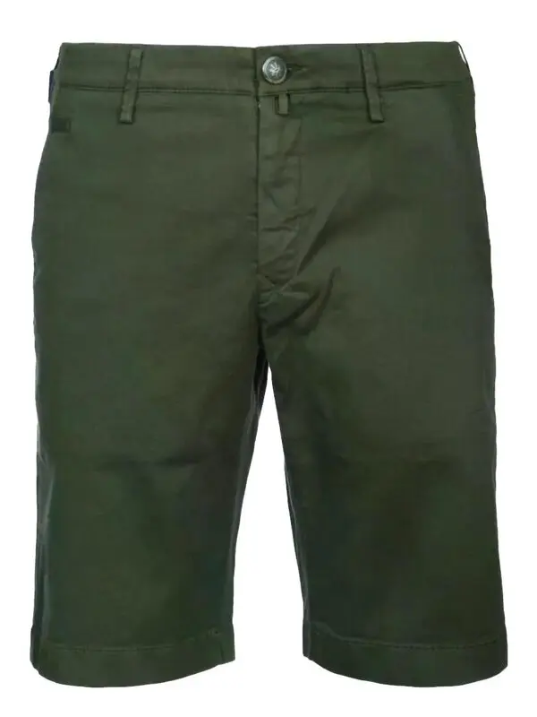 Jacob Cohen Buttoned Bermuda Shorts - Green