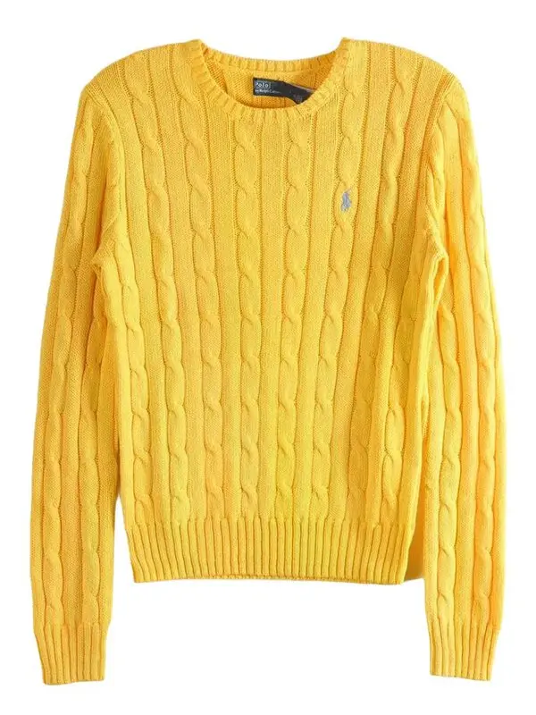 Polo Ralph Lauren Cable-knit Crew-neck Sweater - Yellow