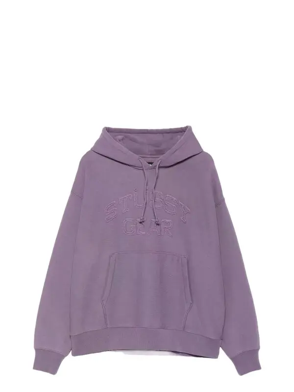 StÜssy Gear Logo Hoodie - Purple