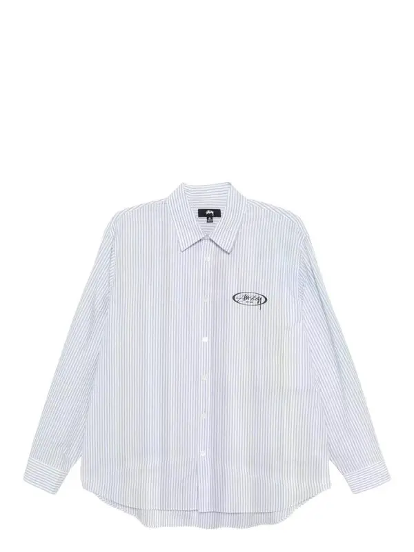 StÜssy Striped Shirt - White