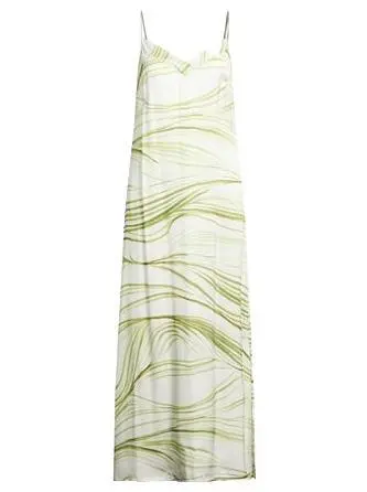 Peserico Easy Maxi Slip Dress - Green