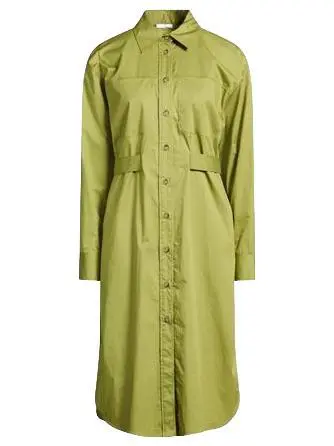 Peserico Easy Midi Shirt Dress - Green