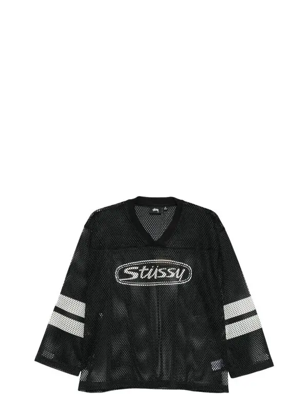 StÜssy Striped Jersey - Black