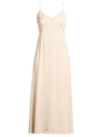 Peserico Viscose Midi Slip Dress - Beige