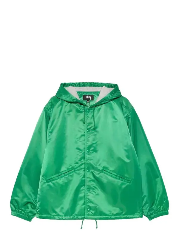 StÜssy Hooded Drawstring Jacket - Green