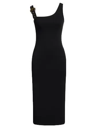 Versace Midi Bodycon Dress - Black