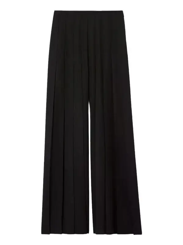 Claudie Pierlot Pleated Palazzo Pants - Black