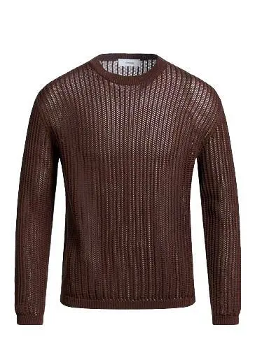 LARDINI Cotton Sweater - Brown