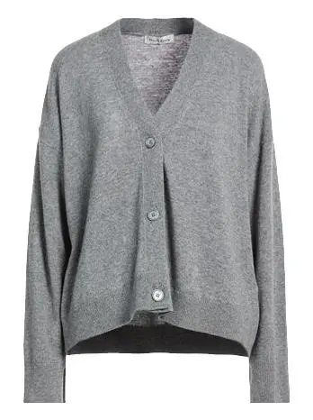 MANILA GRACE Wool-blend Cardigan - Grey