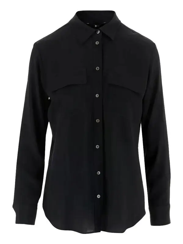 F.IT Chest-pocket Shirt - Black