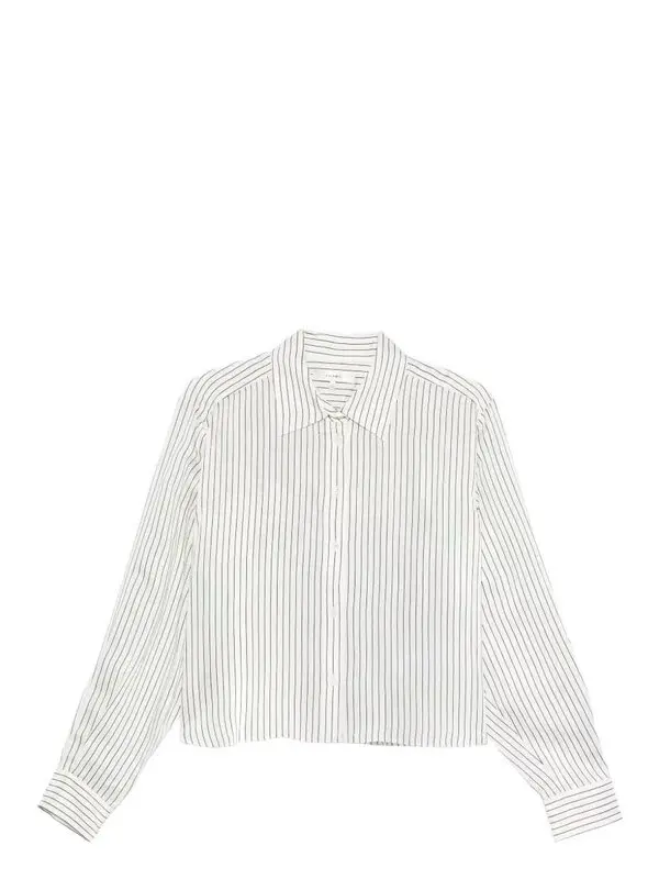 FRAME Charles Striped Shirt - White