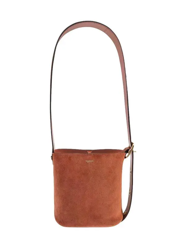 COACH Bleecker Leather Bucket Bag - Brown