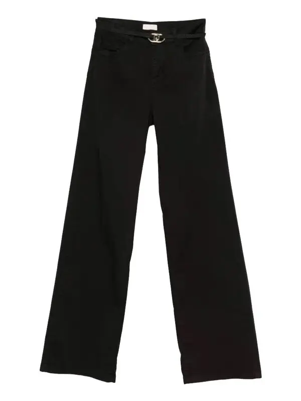 Liu Jo Belted Trousers - Black