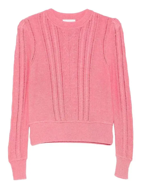 MARANT ETOILE Ruffled Sweater - Pink
