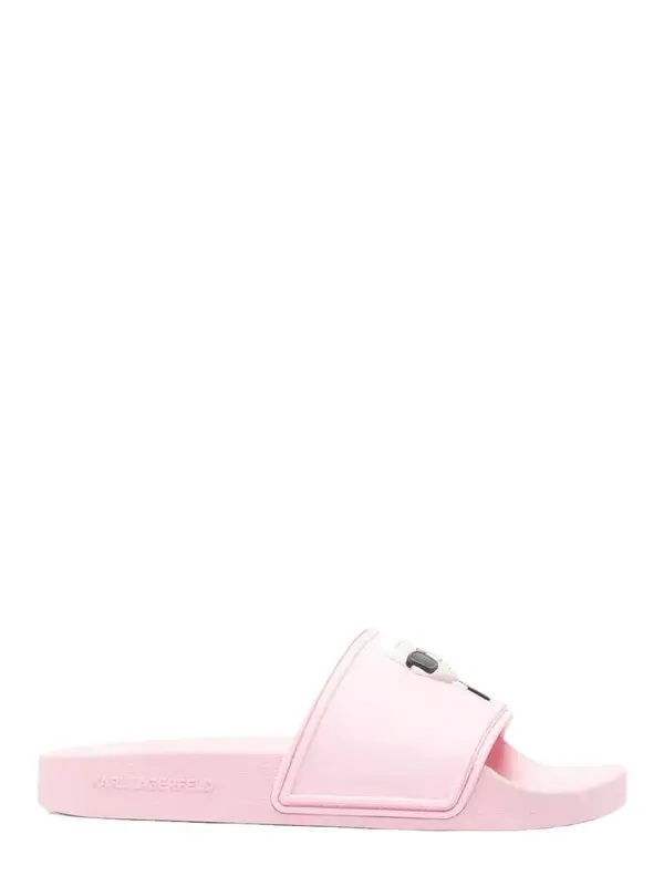 Karl Lagerfeld Ikon Slides - Pink