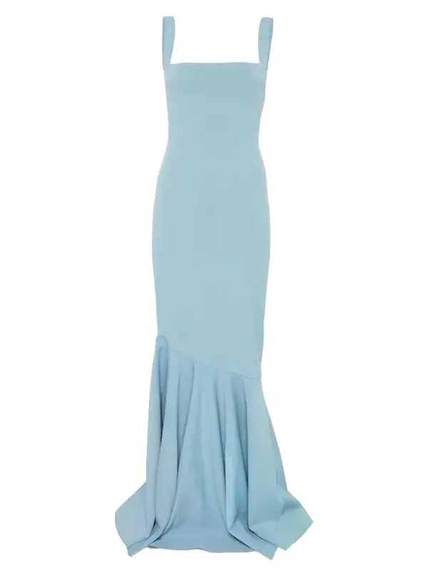 Solace London Lottie Maxi Dress - Blue