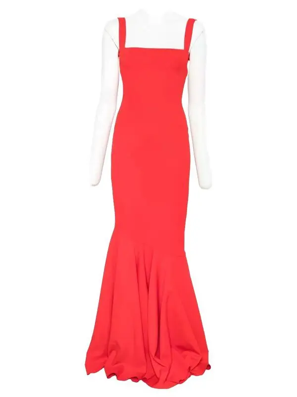 Solace London Lottie Maxi Dress - Red