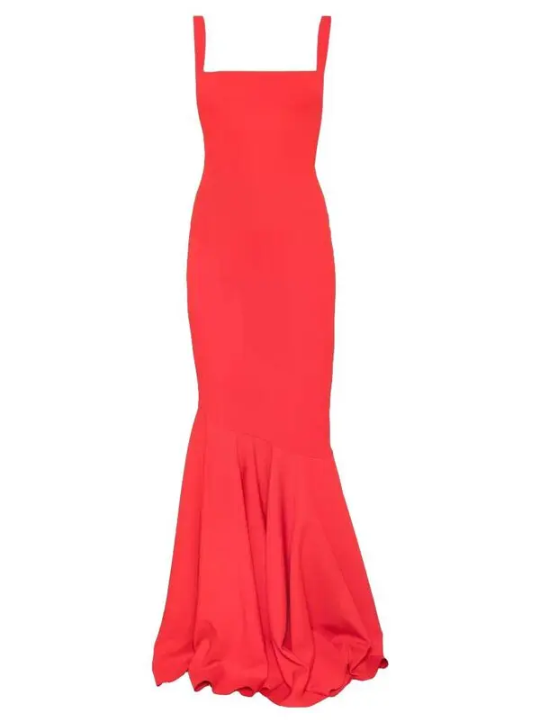 Solace London Lottie Maxi Dress - Red