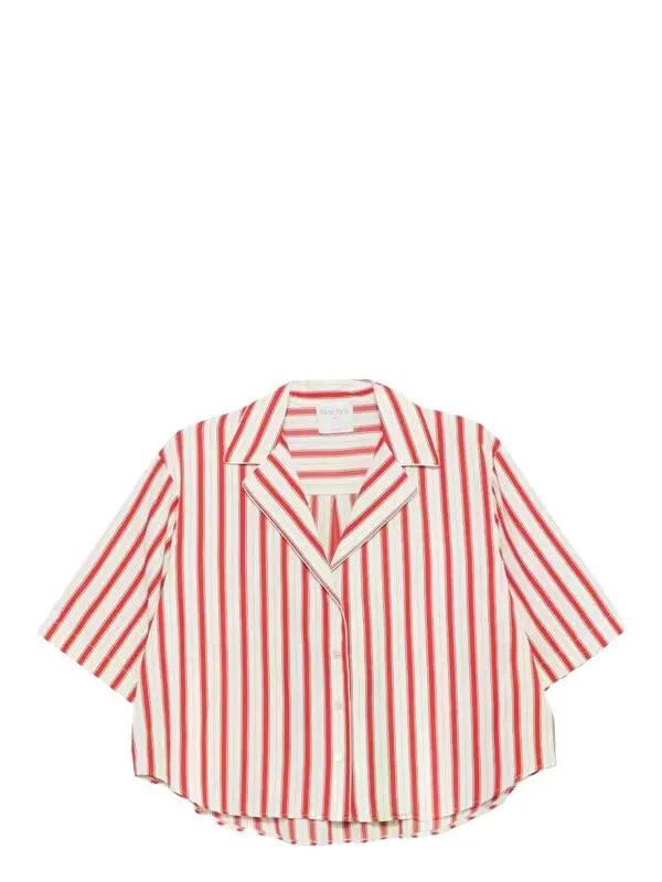 FORTE_FORTE Striped Shirt - Neutrals