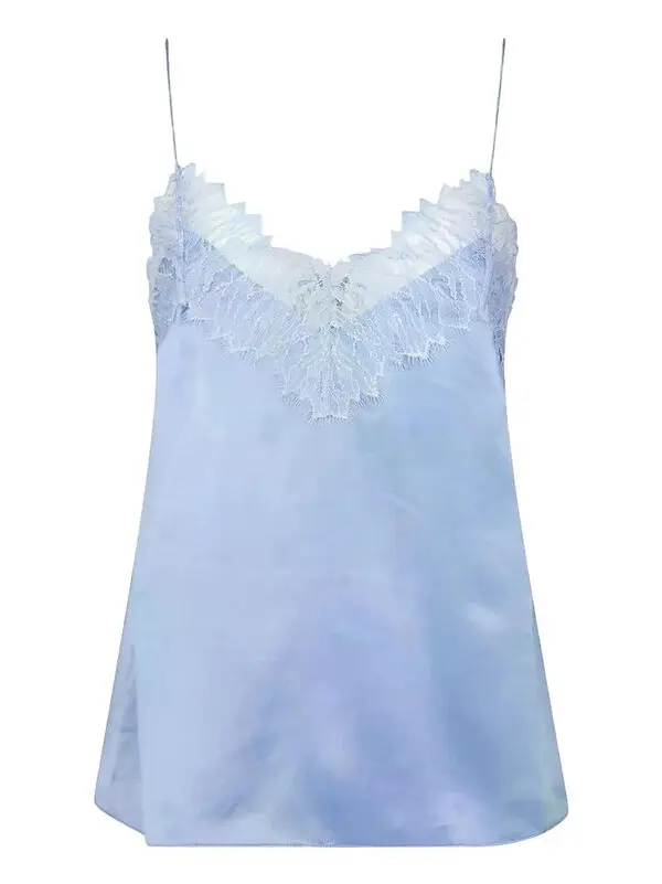 IRO PARIS Lace-detail Camisole - Blue