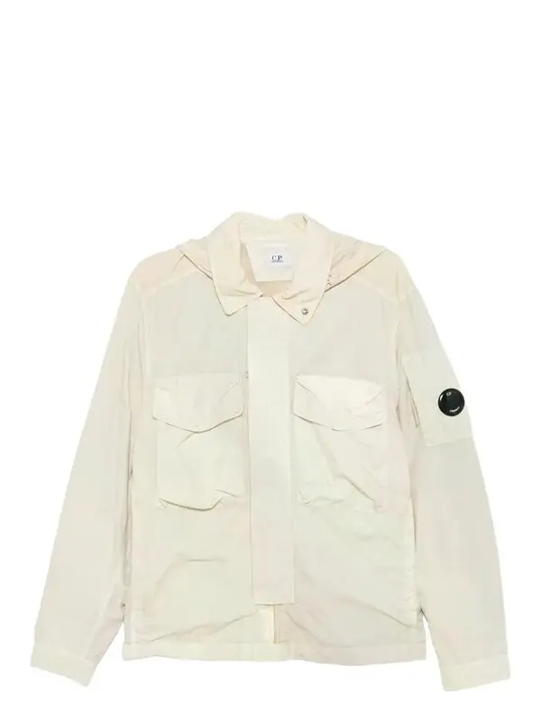 C.P. COMPANY Hooded Overshirt - Neutrals