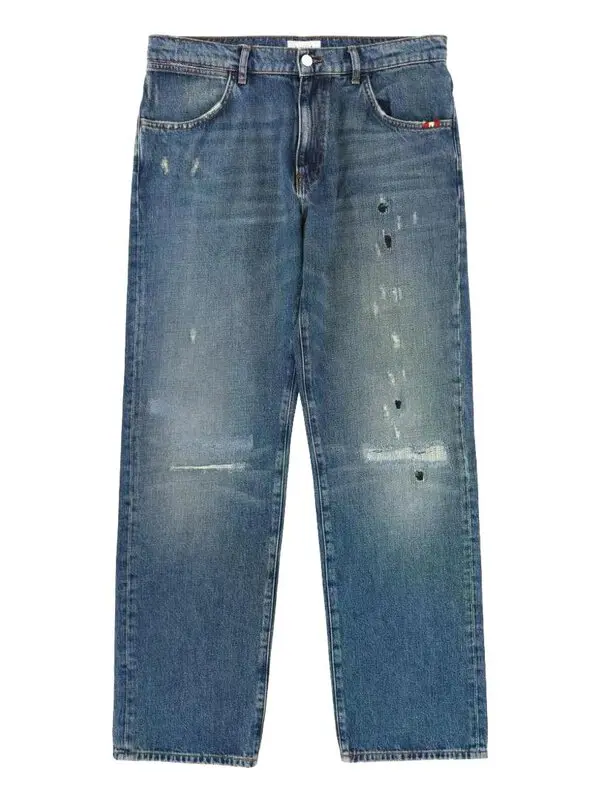 AMISH Distressed Jeans - Blue