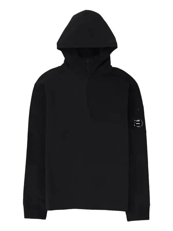 C.P. COMPANY Zip-up Hoodie - Black