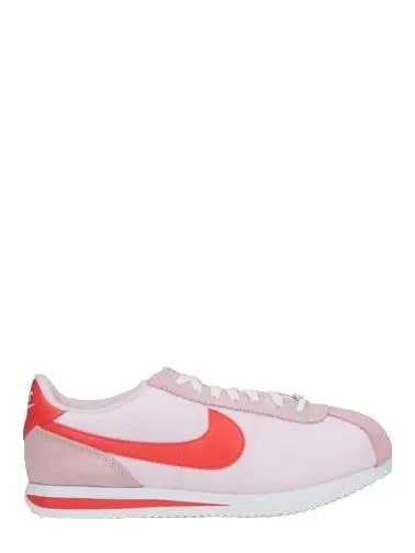 Nike Cortez Low-top Sneakers In Textile And Leather - Pink