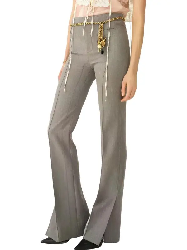 Chloé Straight Trousers - Grey
