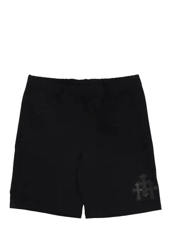 Chrome Hearts Cross-patch Sweat Shorts - Black