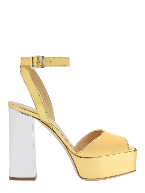 GIUSEPPE ZANOTTI Isadhora Platform Sandals - Gold