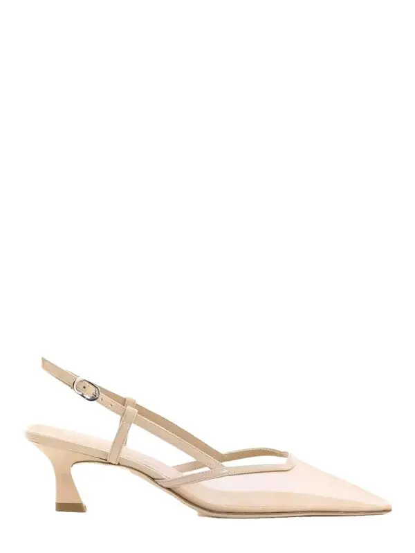 STUART WEITZMAN Vinnie 50 Slingback Pumps - Neutrals