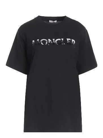 Moncler T-shirt In Cotton Jersey - Black