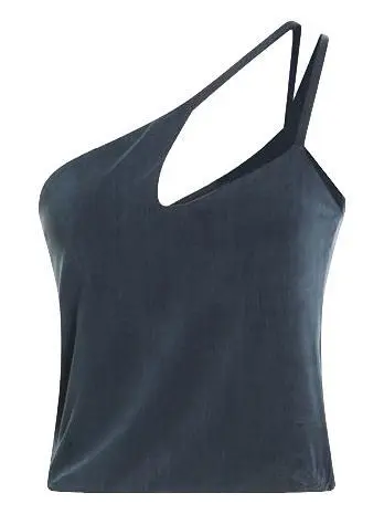 GRIFONI One-shoulder Top - Blue