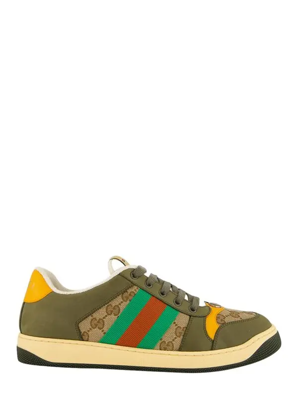Gucci Gg Canvas Screener Sneakers - Multicolour